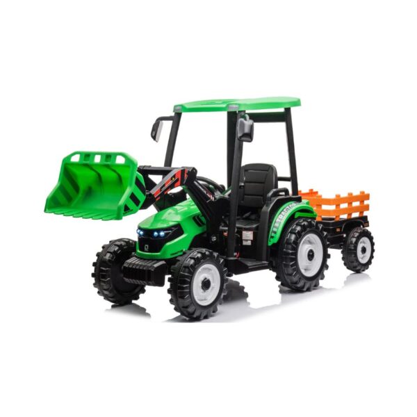 12v-10Ah ROOF KIDS ELECTRIC RIDE ON TRACTOR WITH TRAILER YJ3158B ...