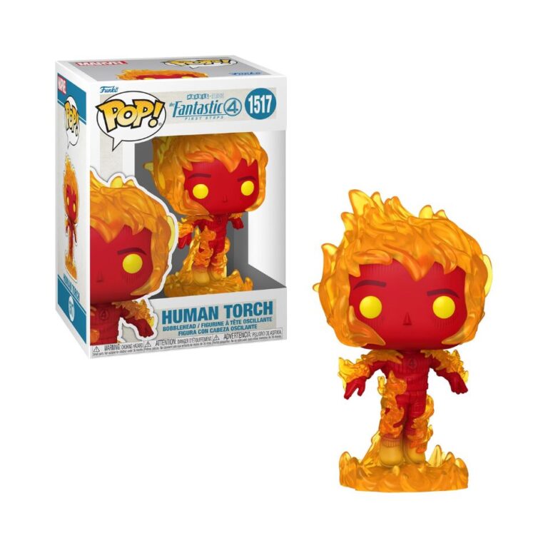 FUNKO POP! MARVEL: THE FANTASTIC 4 FIRST STEPS HUMAN TORCH 1517 ...